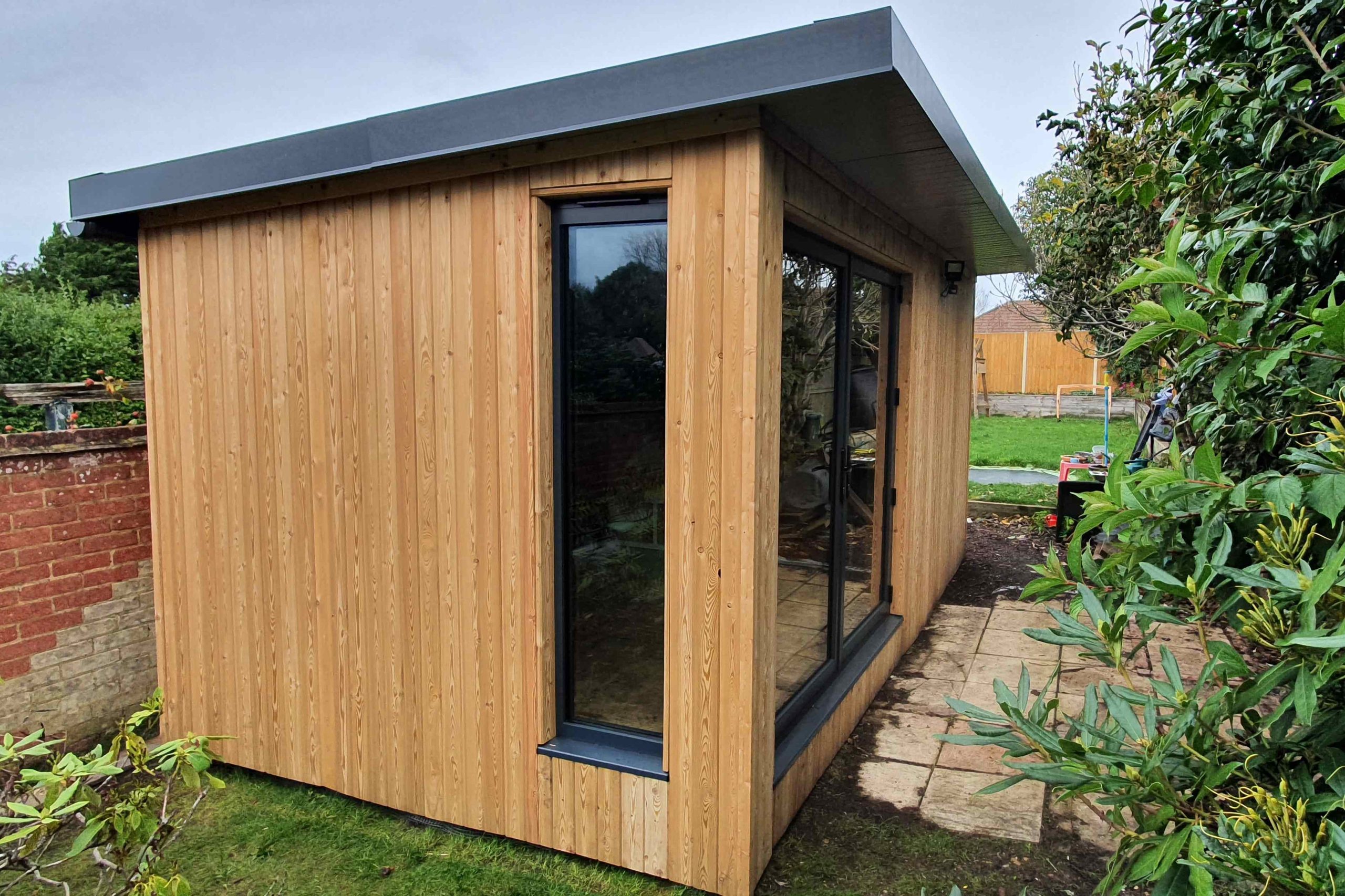 Garden Office Built with Bio-SIP™ sustainable garden buildings